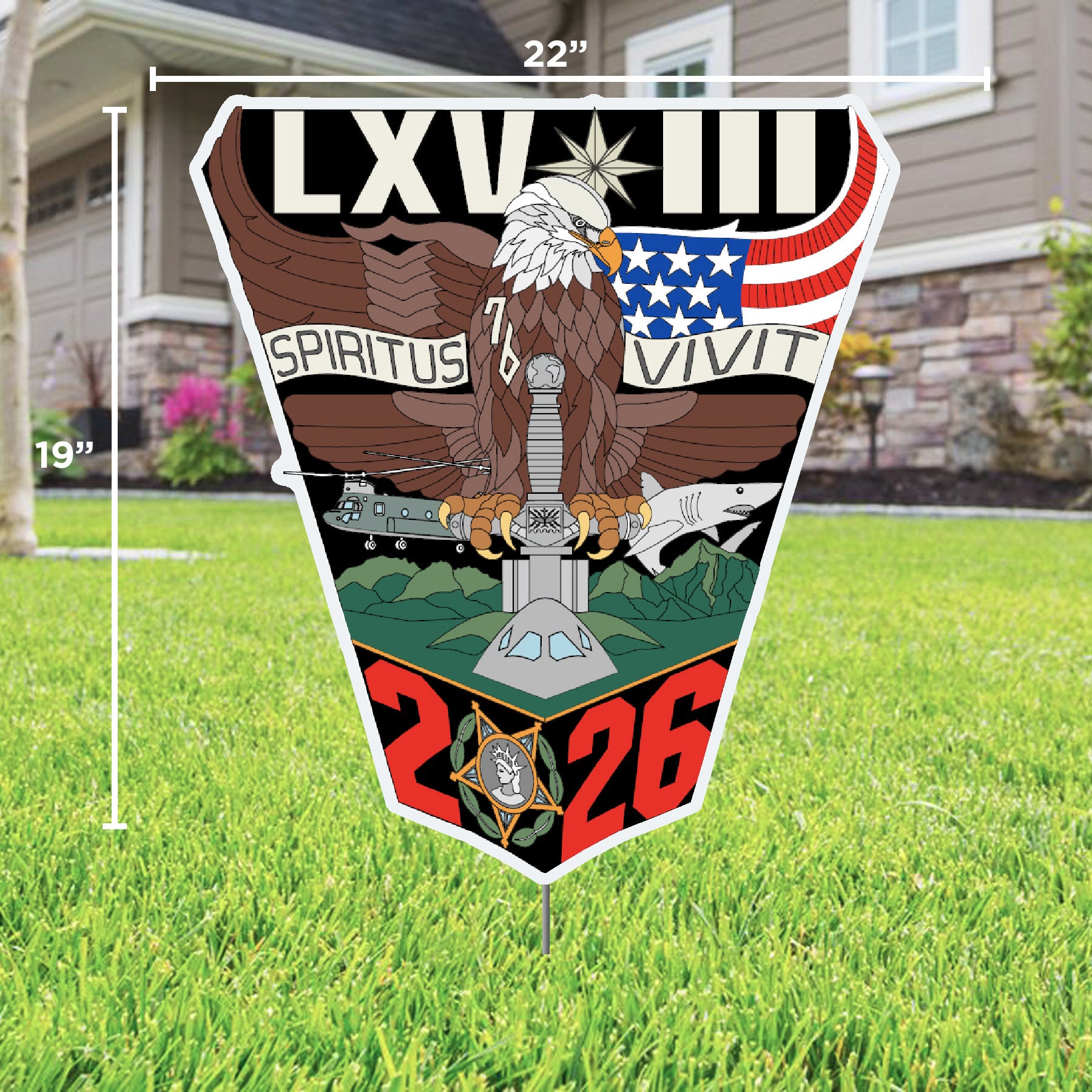 USAFA "2026 Class Crest" Lawn Sign | Air Force Academy – Doolittle ...