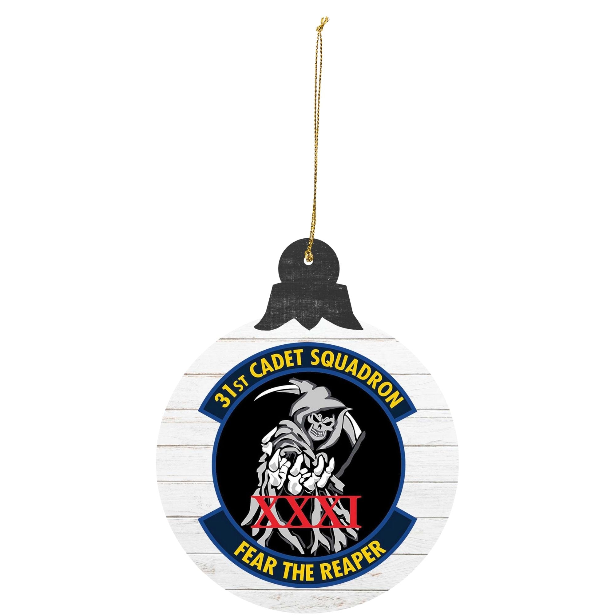 Cadet Squadron 31 "Grim Reapers" Tree Ornament | USAFA Holiday ...